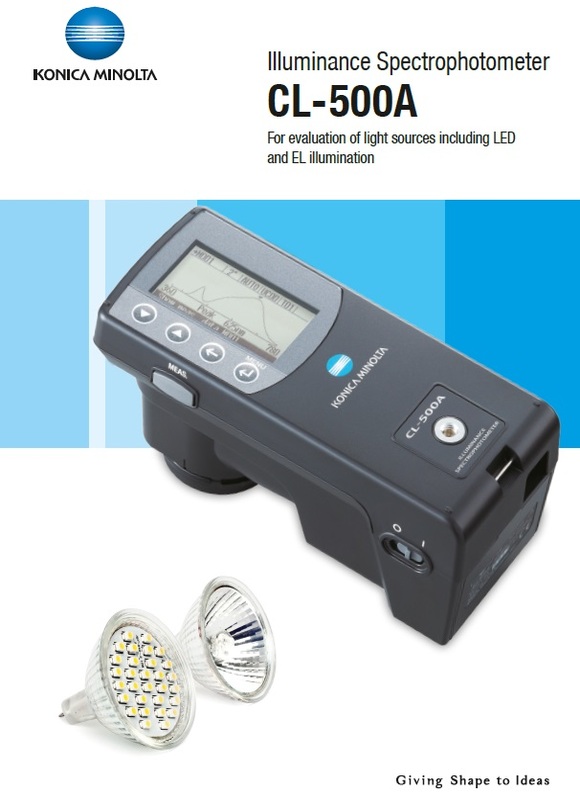 Light & Display Measurement Brochure | Konica Minolta